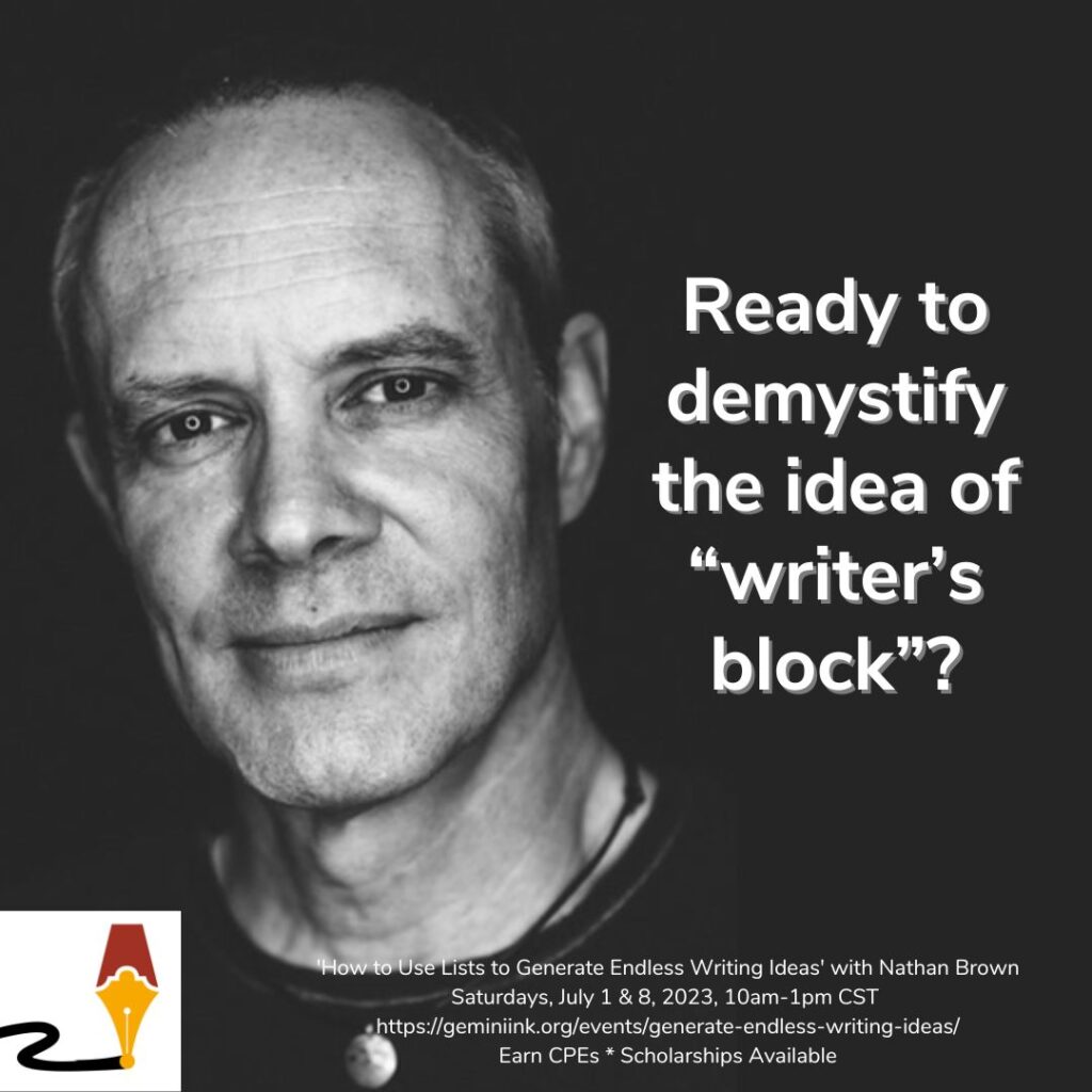 How to Use Lists to Generate Endless Writing Ideas with Nathan Brown ...