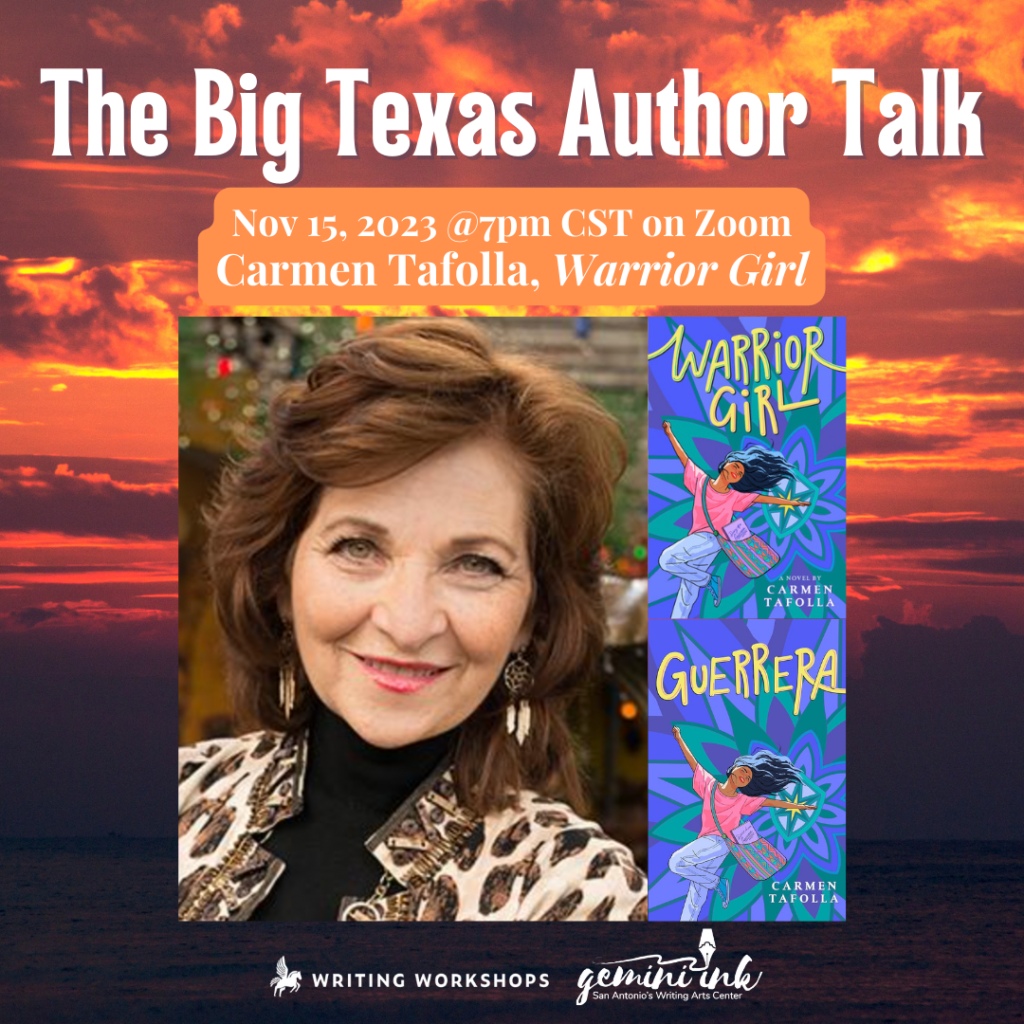 The Big Texas Author Talk featuring Carmen Tafolla - Gemini Ink