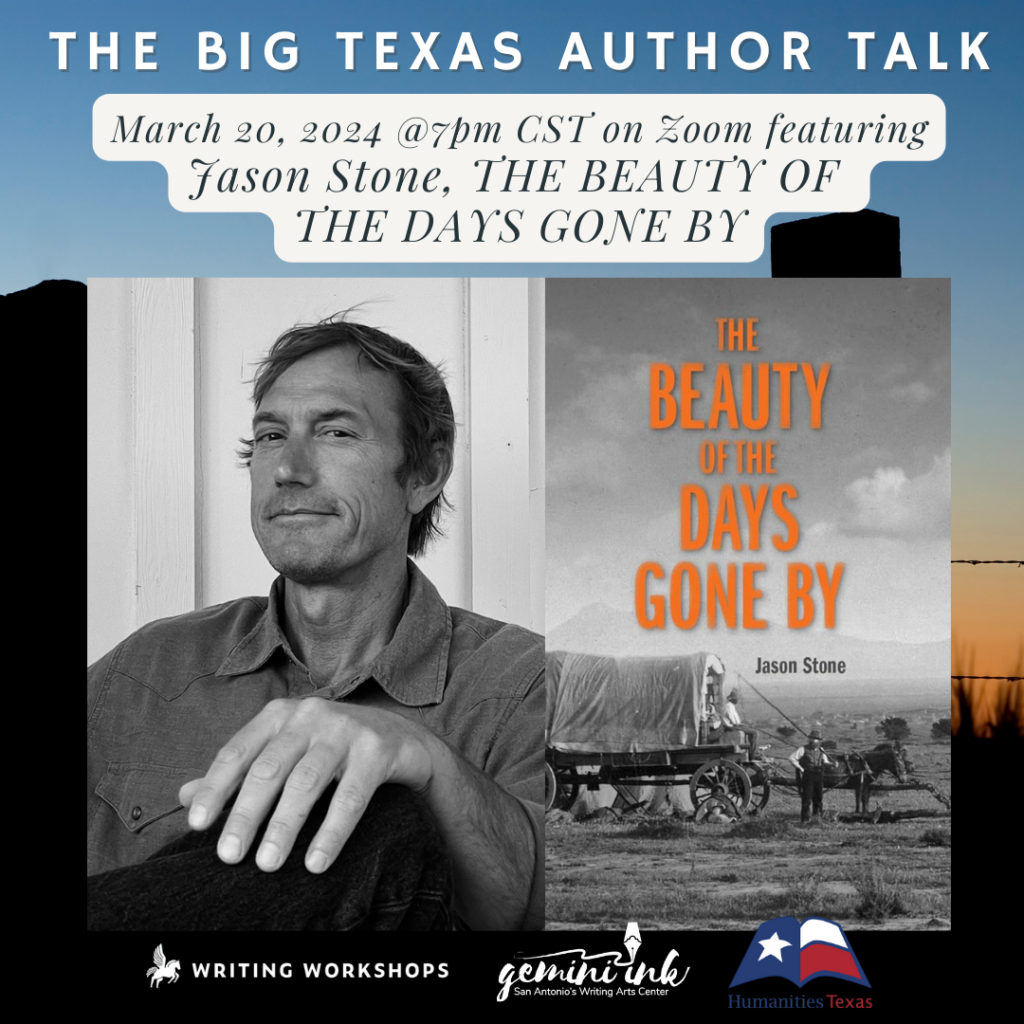 The Big Texas Author Talk featuring Jason Stone - Gemini Ink