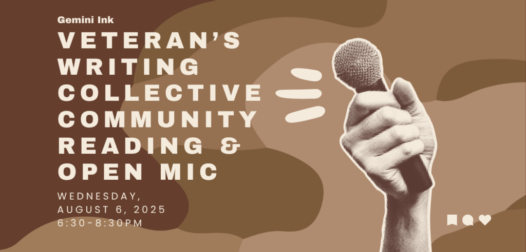 Gemini Ink Veteran’s Writing Collective Community Reading & Open Mic ...